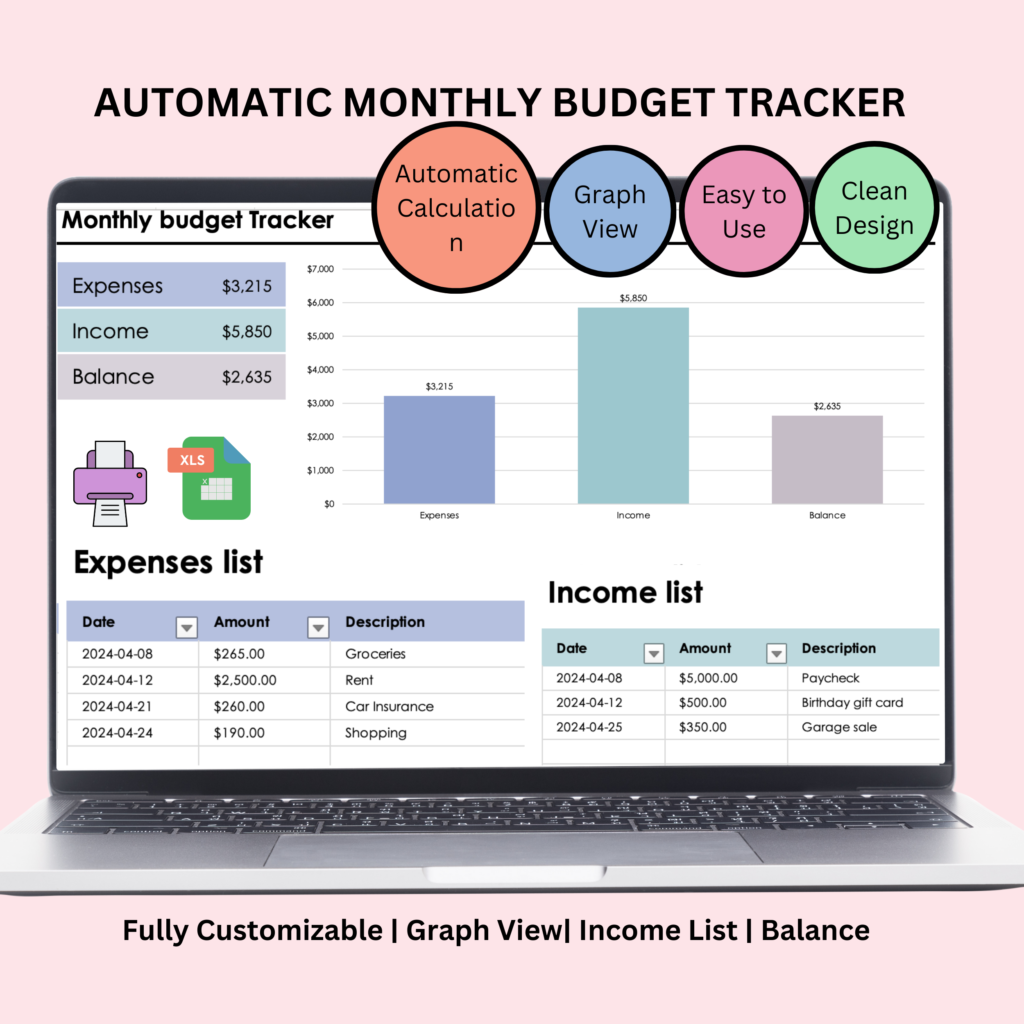 Monthly Budget Tracker