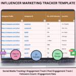 Influencer Marketing Excel Template