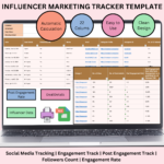 Influencer Marketing Excel Template