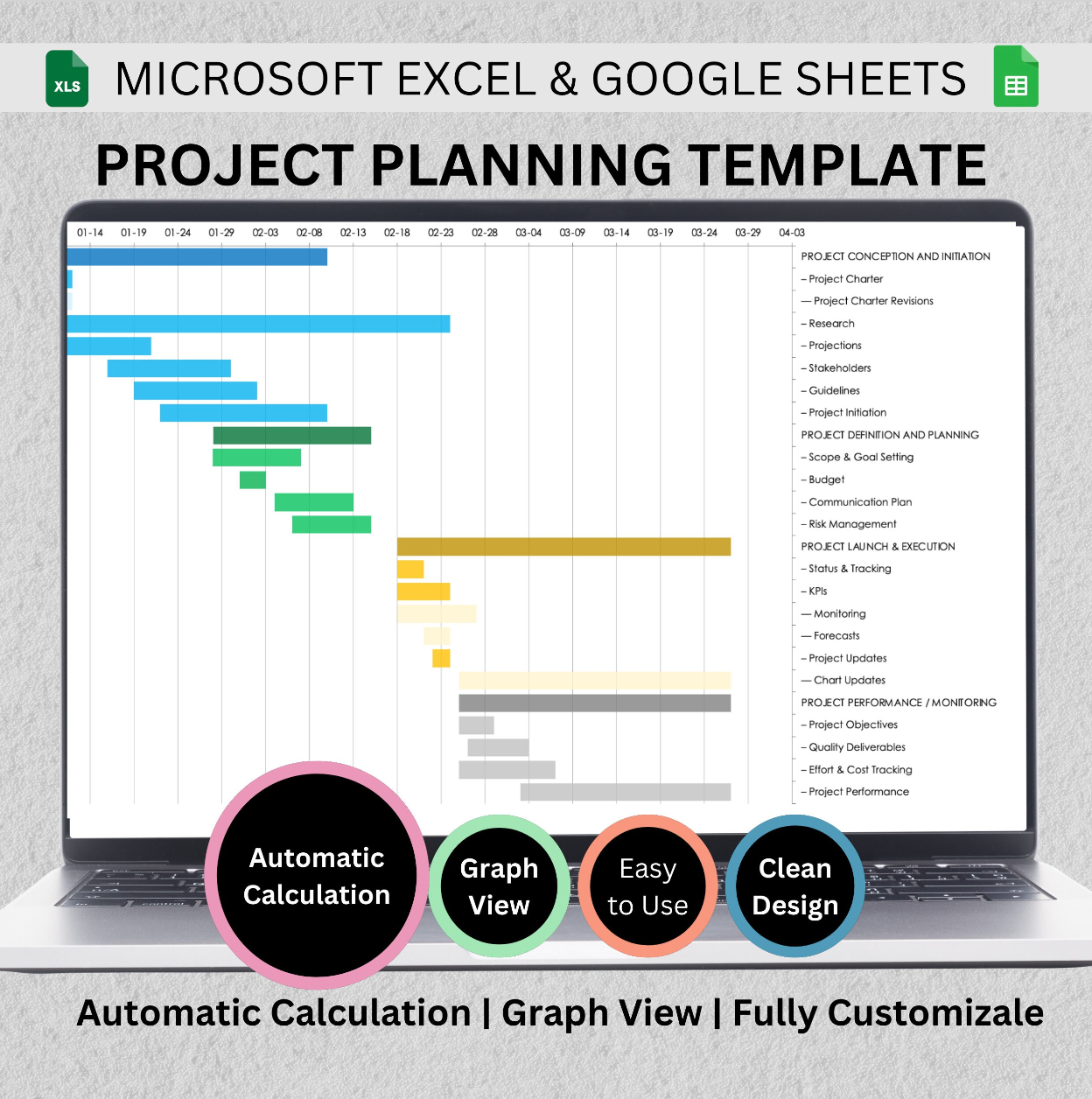 Project Planning Excel Template Excel Spreadsheet Google Sheets Project ...